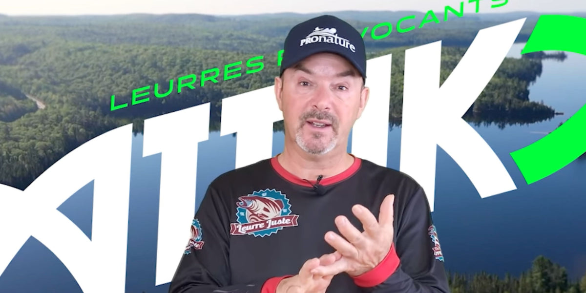 Daniel Robitaille de Leurre Juste a essayé nos leurres Attak! — Groupe ...